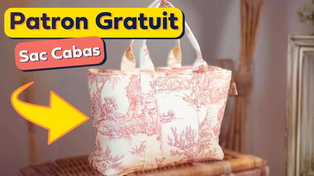 Patron couture gratuit - Sac Cabas Libellule
